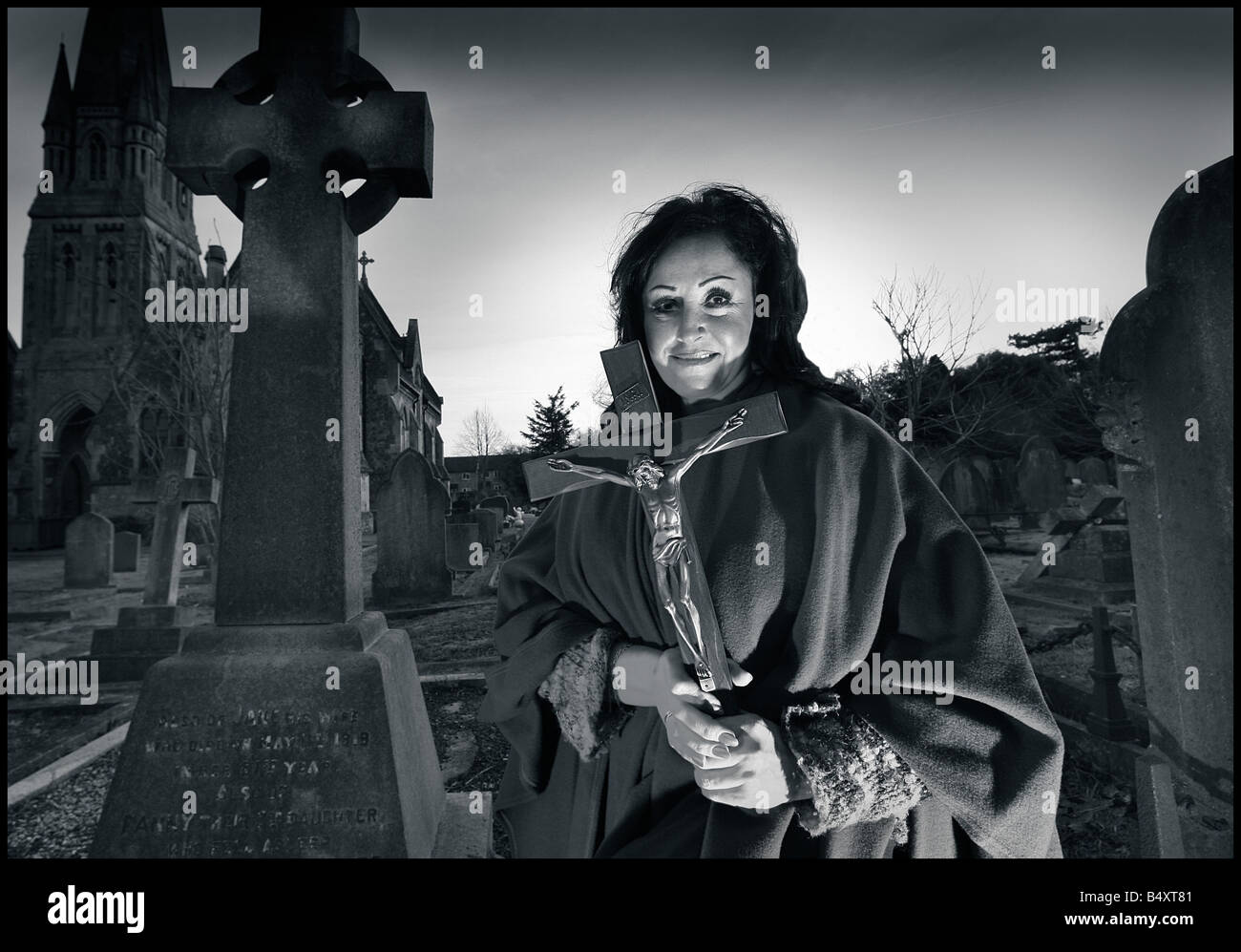 Psychic Cleric Tina Hamilton pictured near her home in Canterbury 11th ...