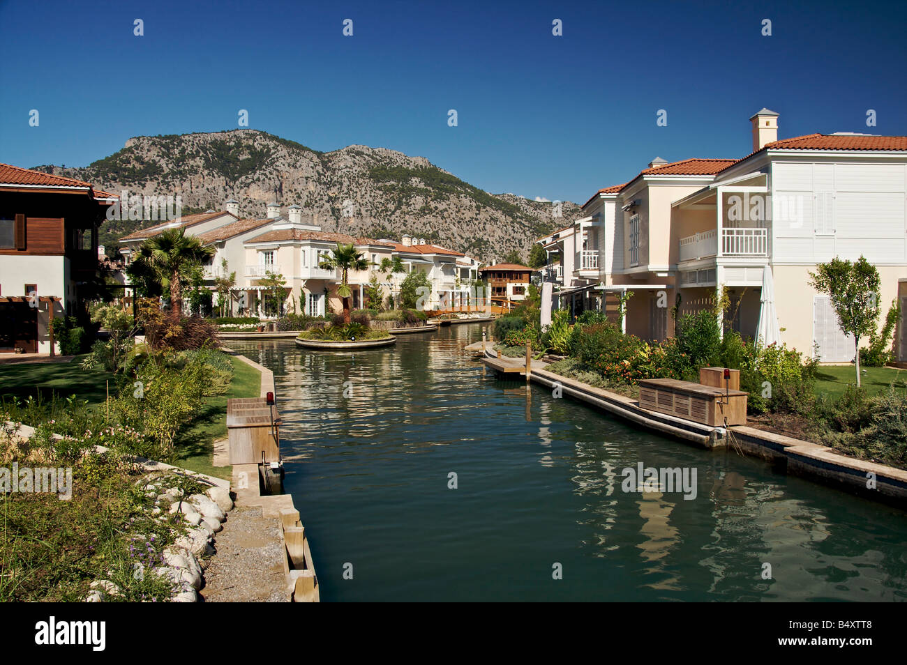 New marina housing estate in Goçek, Turkey Stock Photo - Alamy
