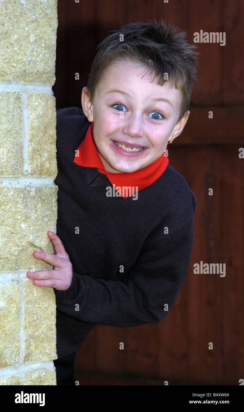 Jacob Murphy aged 5 at home in Brighouse West Yorkshire His mum Susan ...