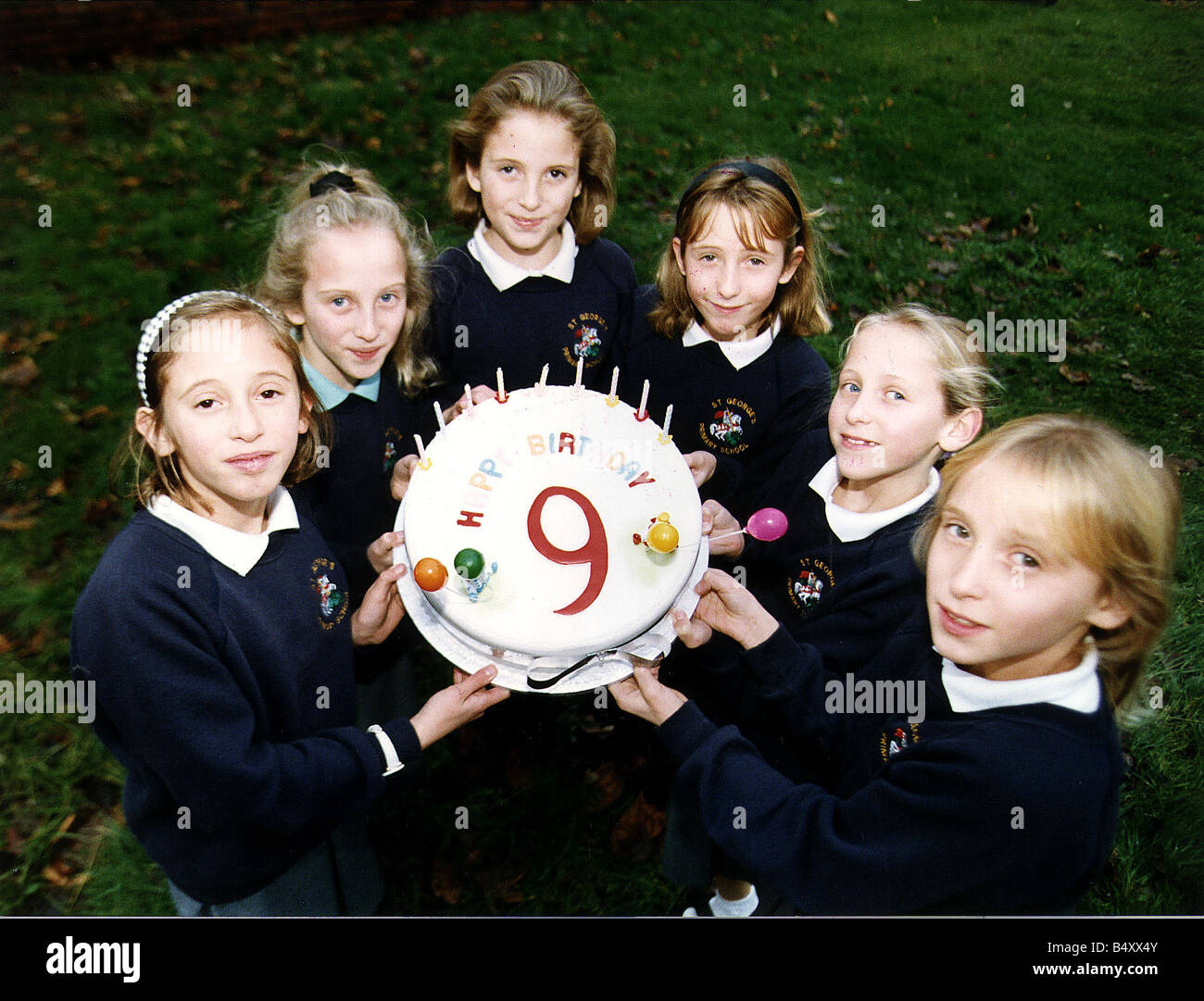 Walton Sextuplets are nine years old are waiting for their birthday L R ...
