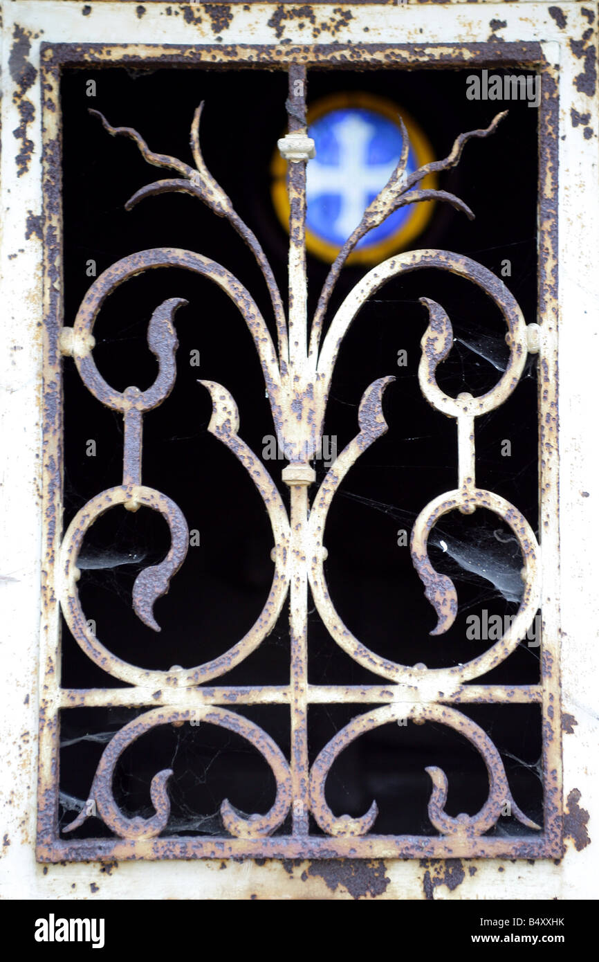 Rusted metal frame Stock Photo - Alamy