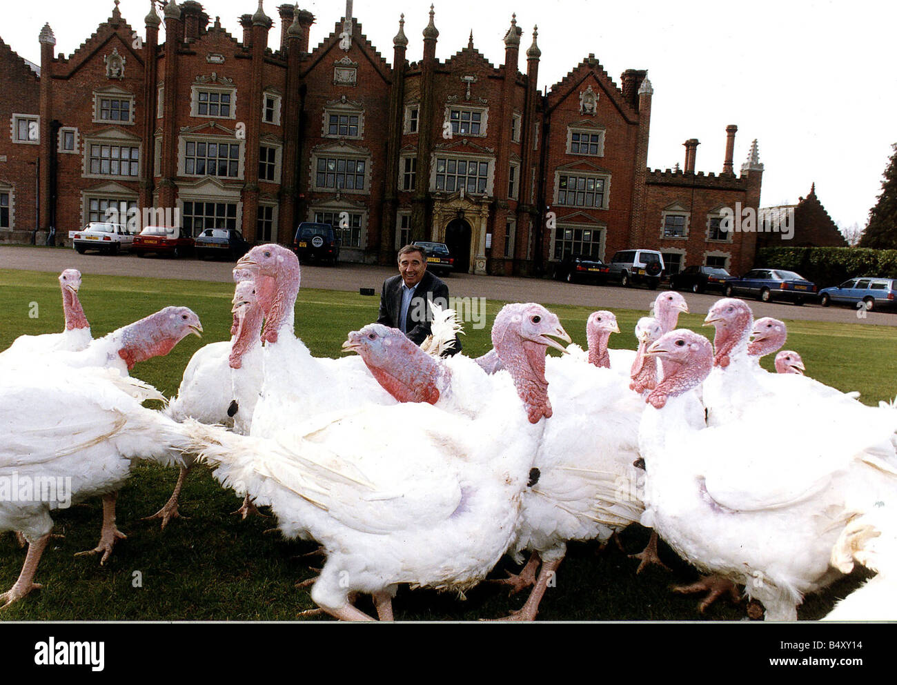 Bernard Matthew at home at Great Witchingham Hall Norfolk Stock Photo ...