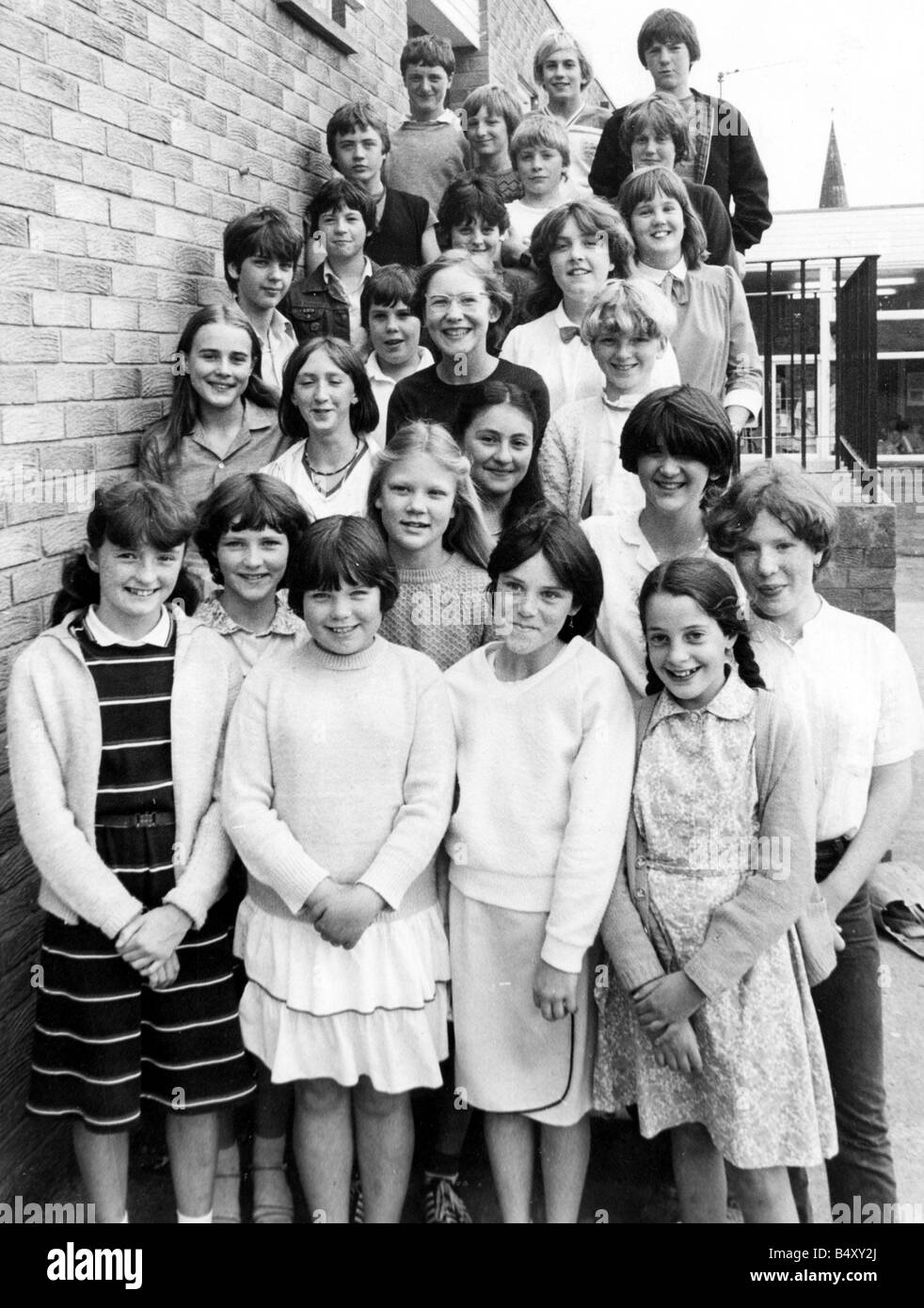 1980's school year book hi-res stock photography and images - Alamy