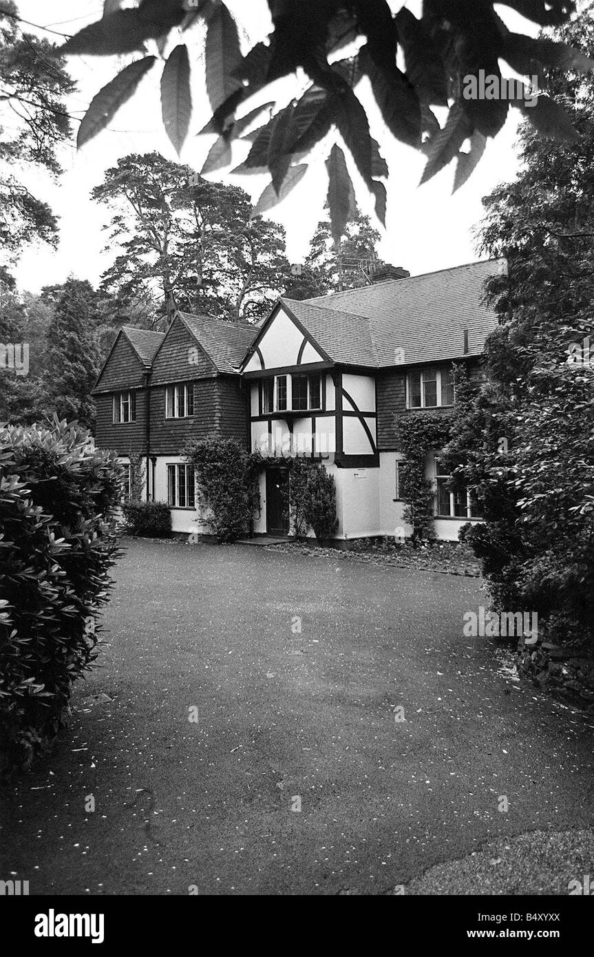 Ringo Starr July 1965 house home at St Georges Hill in Weybridge Stock ...