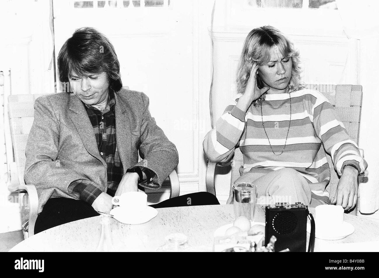 ABBA Divorced Agnetha and Bjorn Stock Photo - Alamy