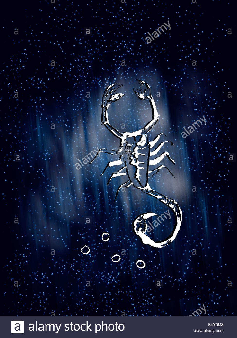 Astrology Stars Symbols Zodiac Scorpio Stock Photos & Astrology Stars ...