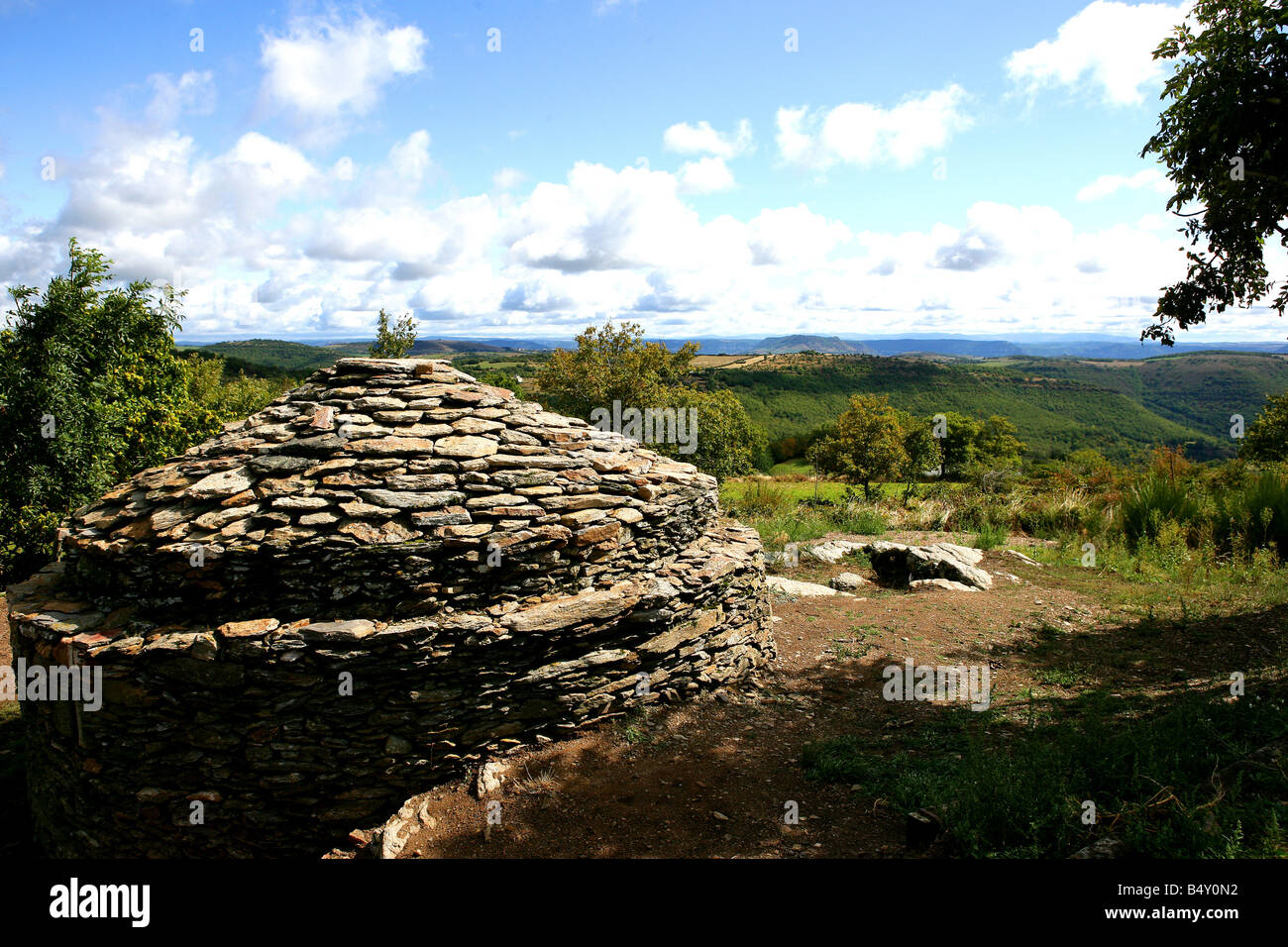 Landscape with a built structure Stock Photo - Alamy