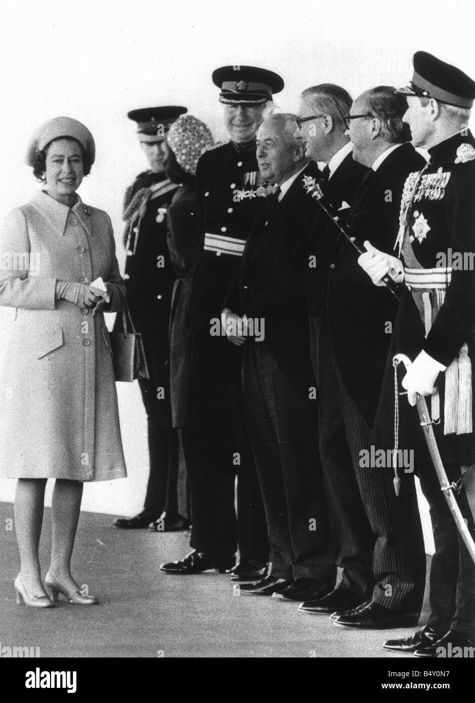 James callaghan and queen hi-res stock photography and images - Alamy