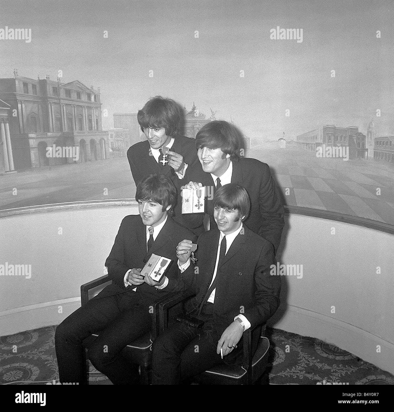 Pop Group The Beatles October 1965 John Lennon Paul McCartney Ringo ...