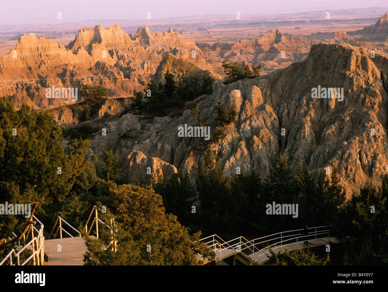 national park badlands, pine ridge, south dakota, united states Stock ...