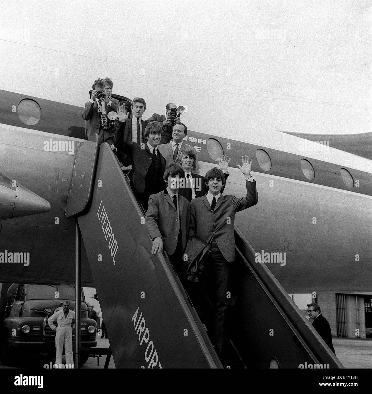 Pop Group The Beatles July 1964 John Lennon Paul McCartney George ...