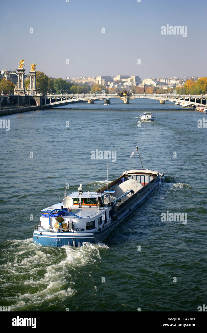 The Seine river Stock Photo - Alamy