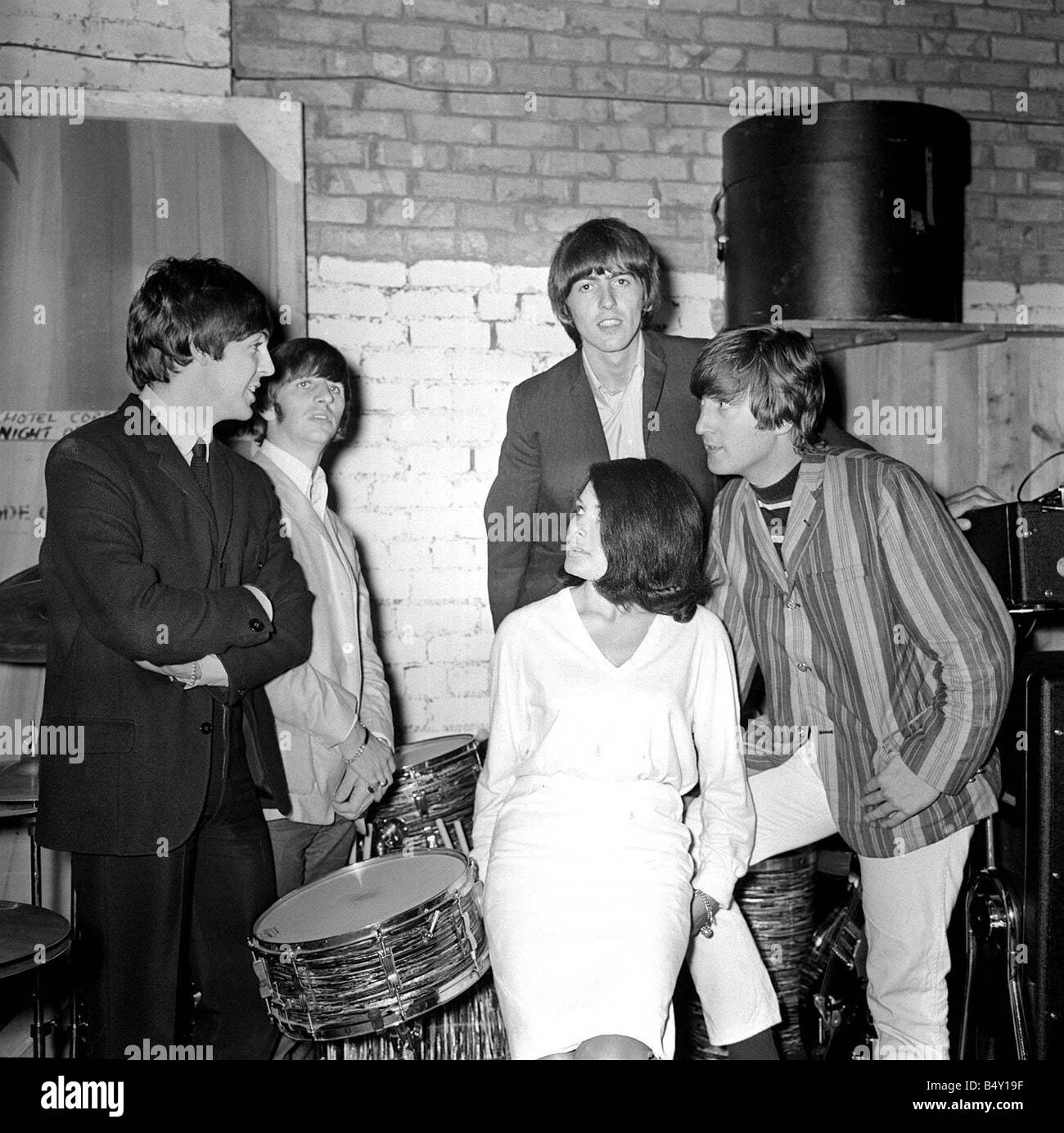 Pop Group The Beatles August 1964 Paul McCartney Ringo Starr John ...