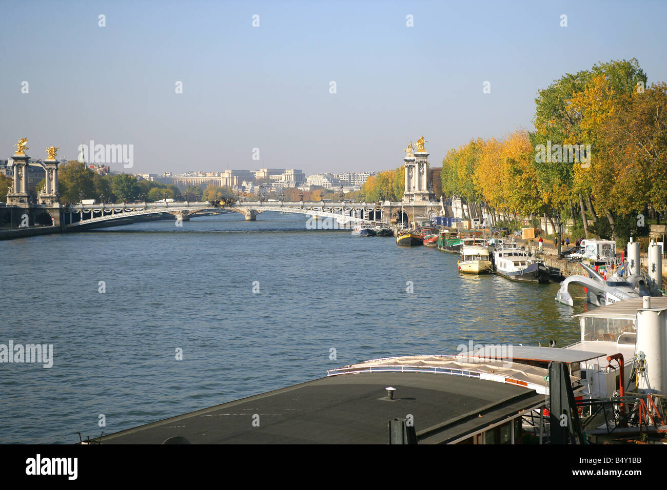 bridge Alexandre III Stock Photo - Alamy