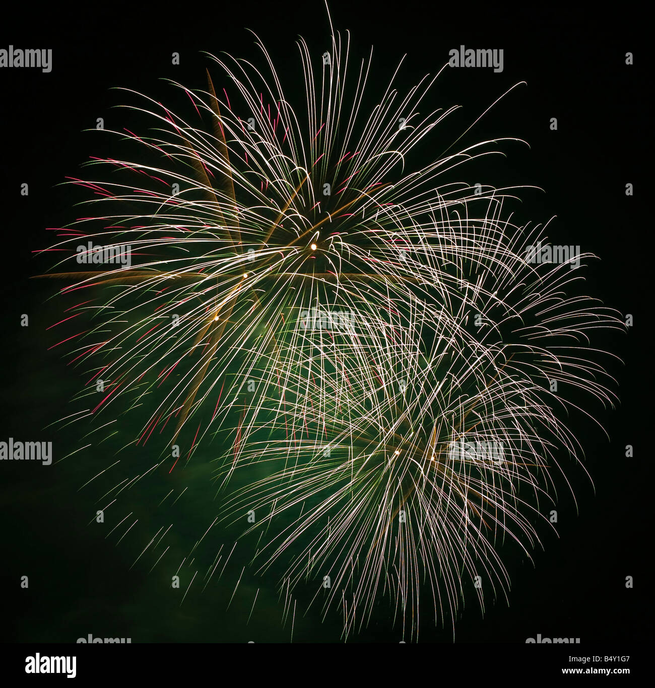 fireworks display at night Stock Photo - Alamy