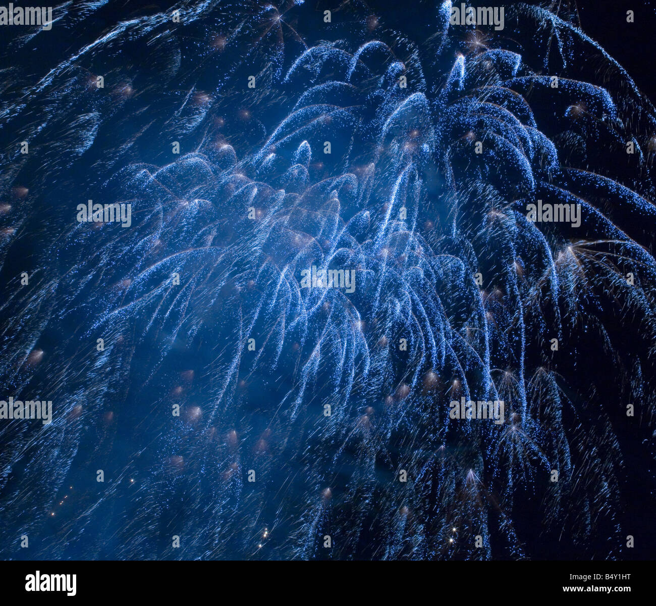 fireworks display at night Stock Photo - Alamy