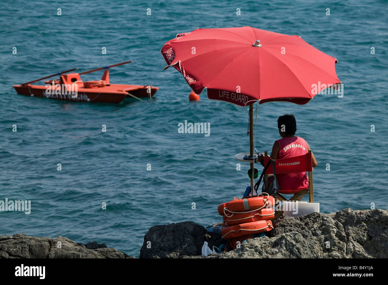 Life guard chairs hi-res stock photography and images - Alamy