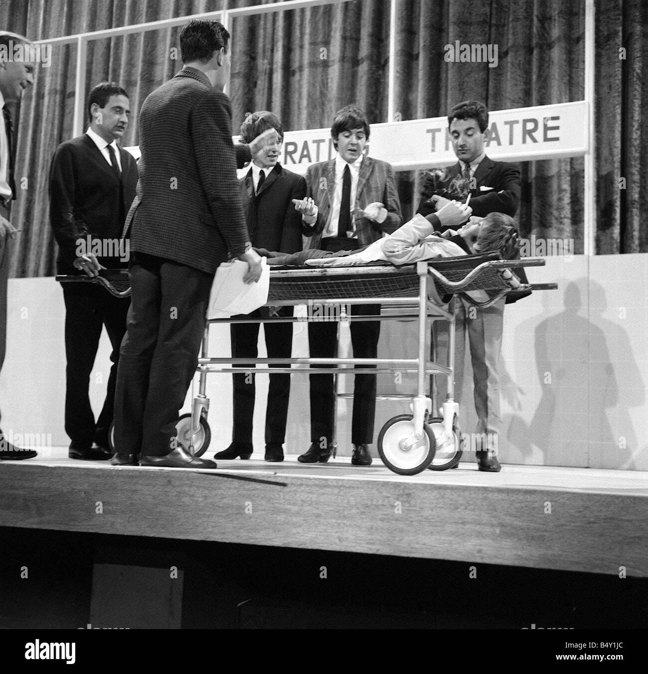 Pop Group The Beatles July 1964 John Lennon Paul McCartney Ringo Starr ...