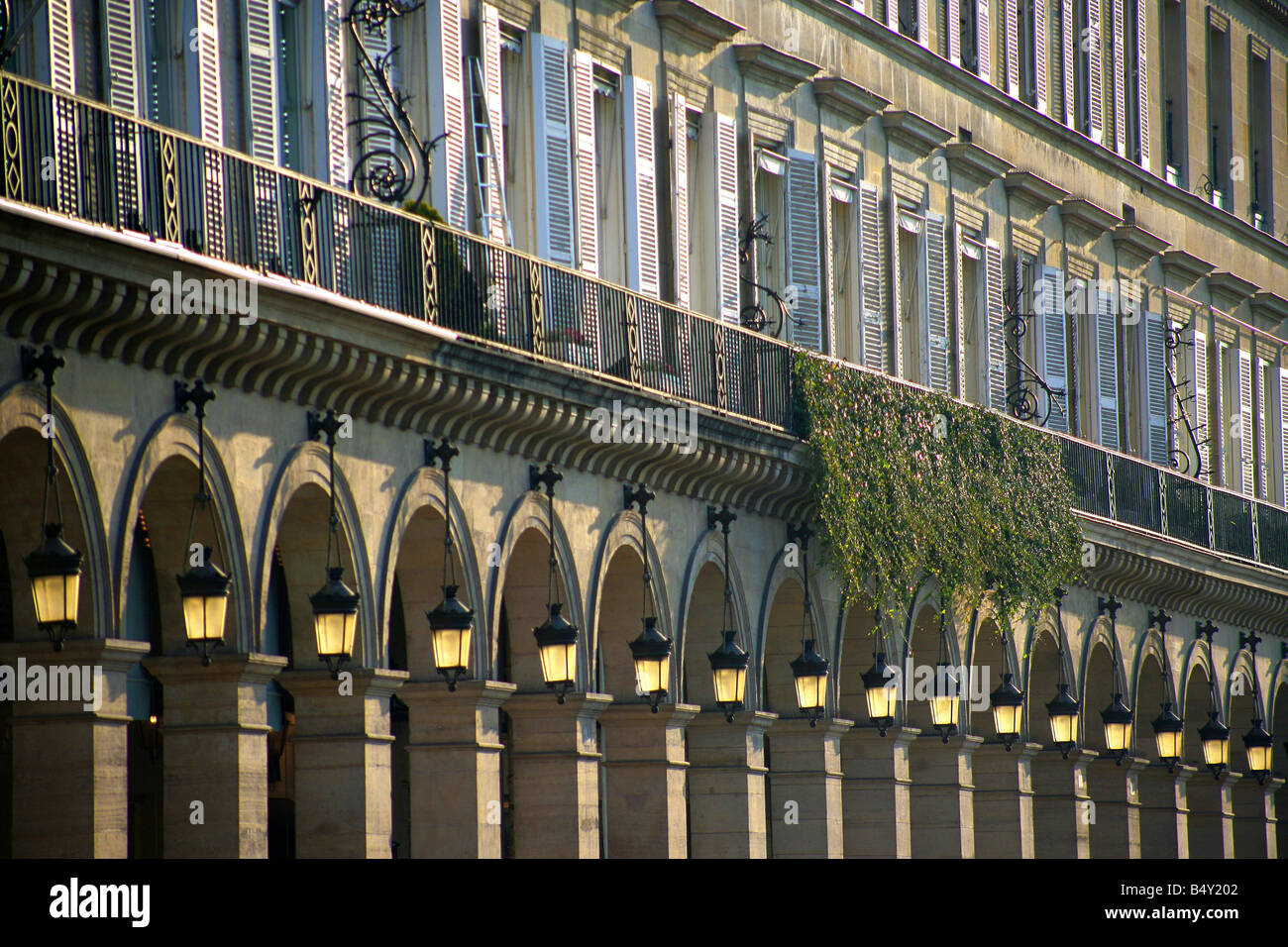 house facade of the Rivoli street Stock Photo - Alamy