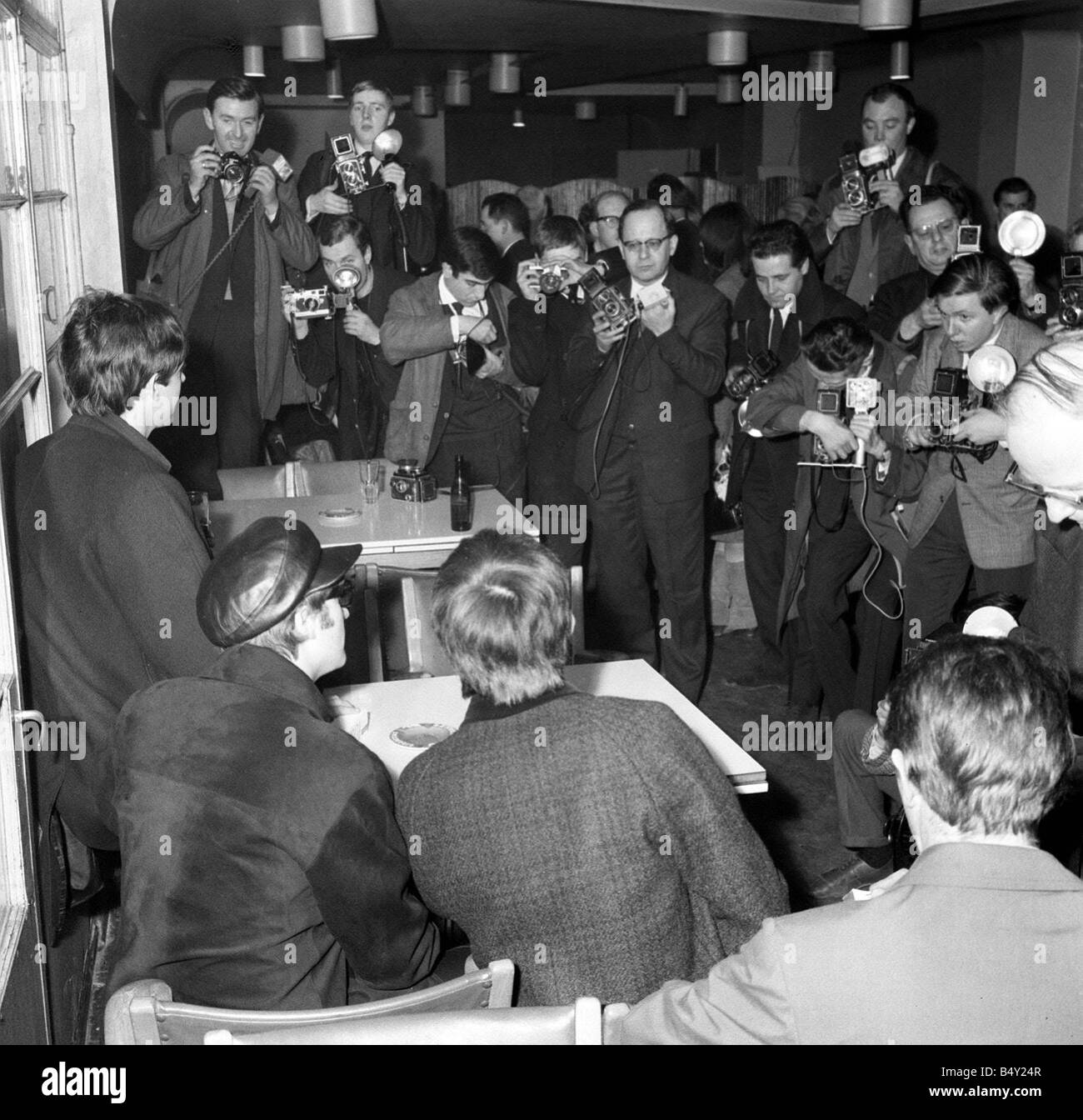 Pop Group The Beatles January 1964 John Lennon Paul McCartney Ringo ...