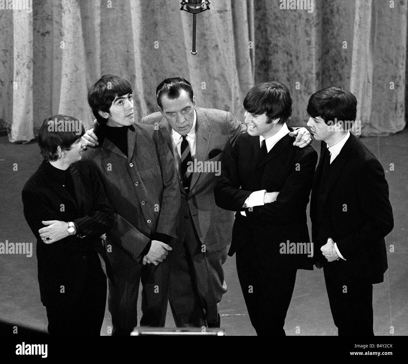 Pop Group The Beatles February 1964 John Lennon Paul McCartney Ringo ...
