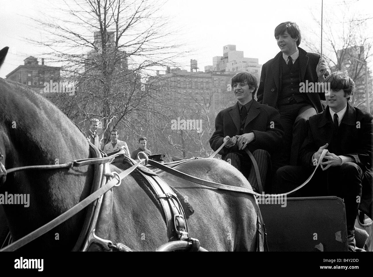 Pop Group The Beatles February 1964 John Lennon Paul McCartney Ringo ...