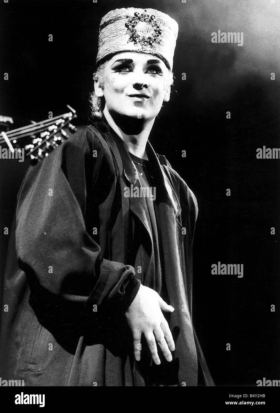 Boy George pop star Singer with Culture Club Stock Photo - Alamy