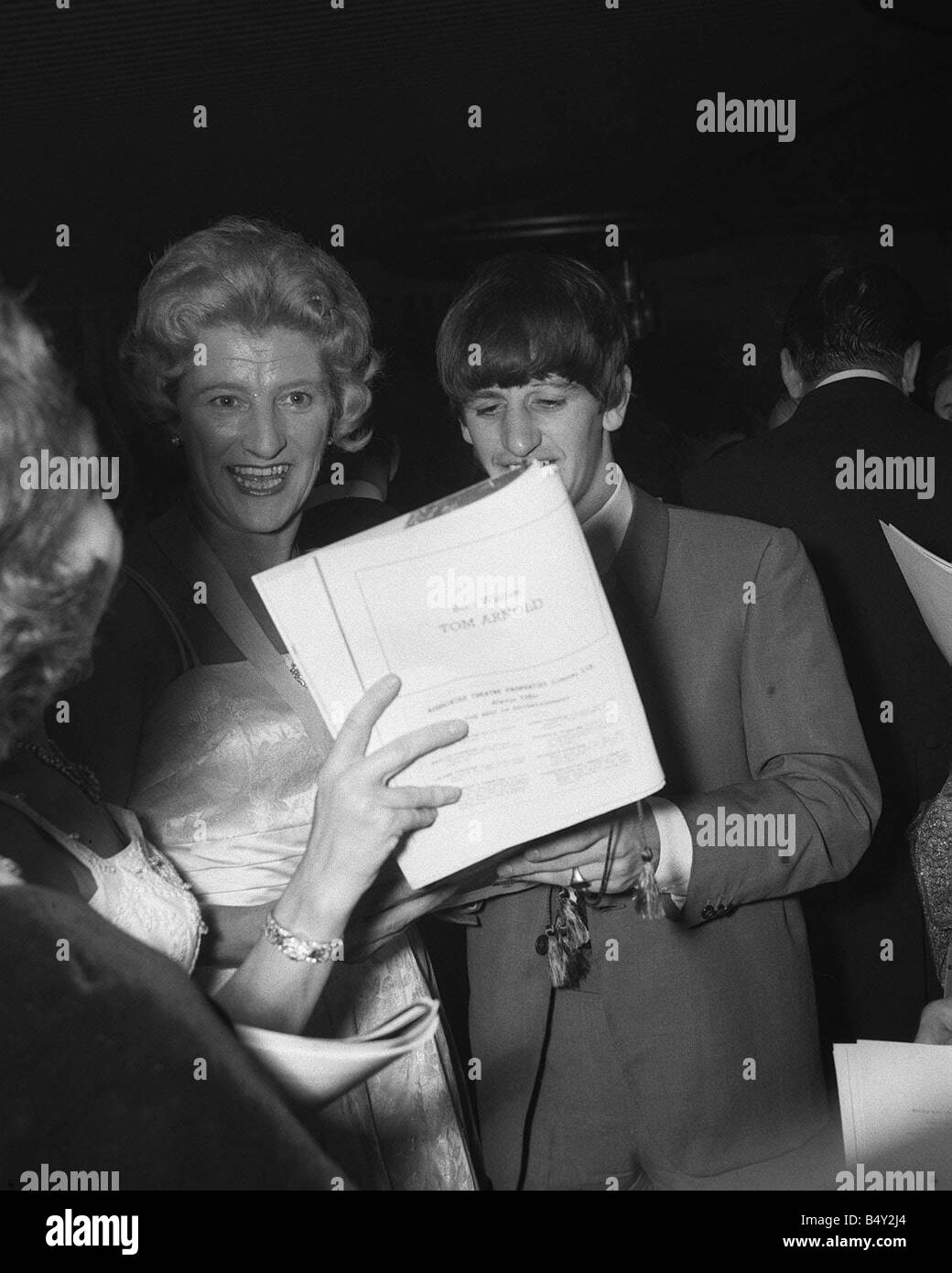 Pop Group The Beatles November 1963 John Lennon Paul McCartney Ringo ...