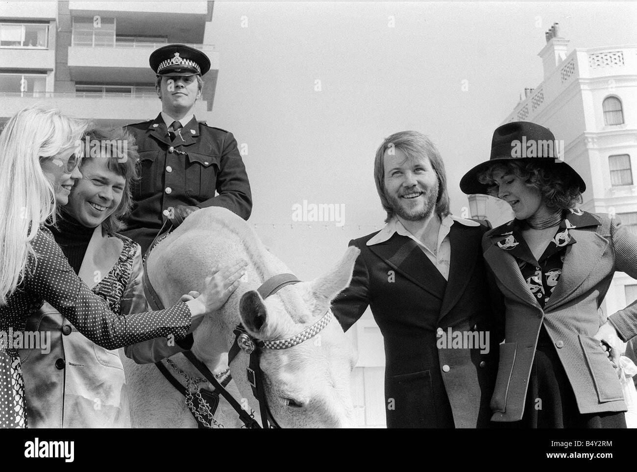 The Eurovision Song Contest April 1974 Abba the 1970s Swedish pop group ...