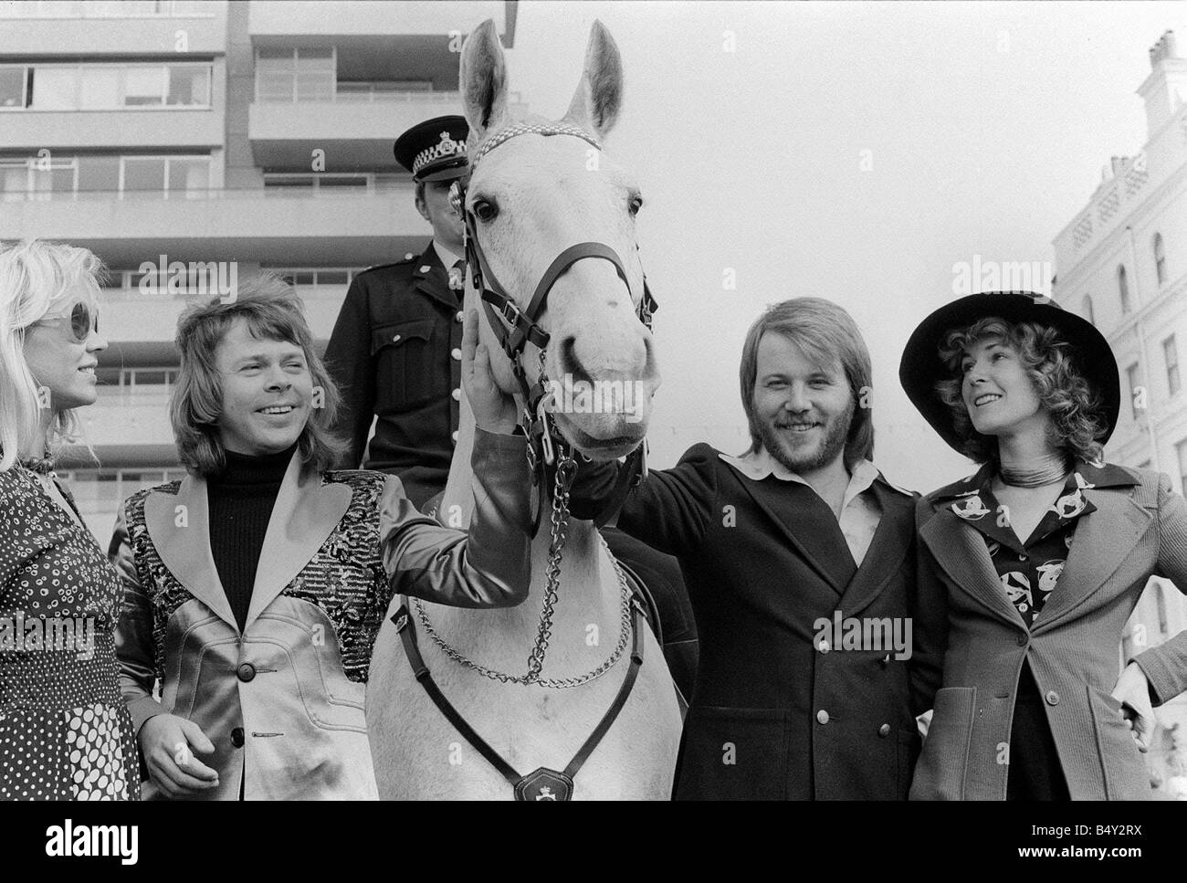 The Eurovision Song Contest April 1974 Abba the 1970s Swedish pop group ...