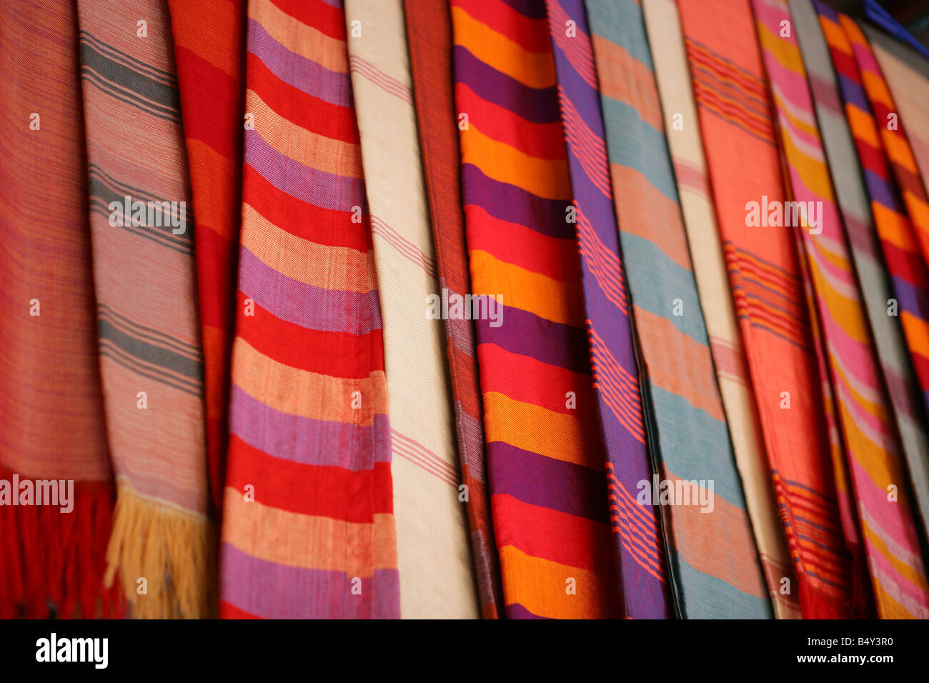 Fabrics of different colours Stock Photo - Alamy