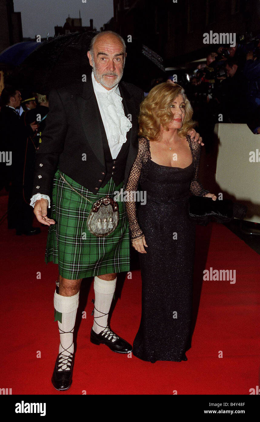Sean Connery Actor April 98 Arriving for the BAFT Aawards 1998 with ...