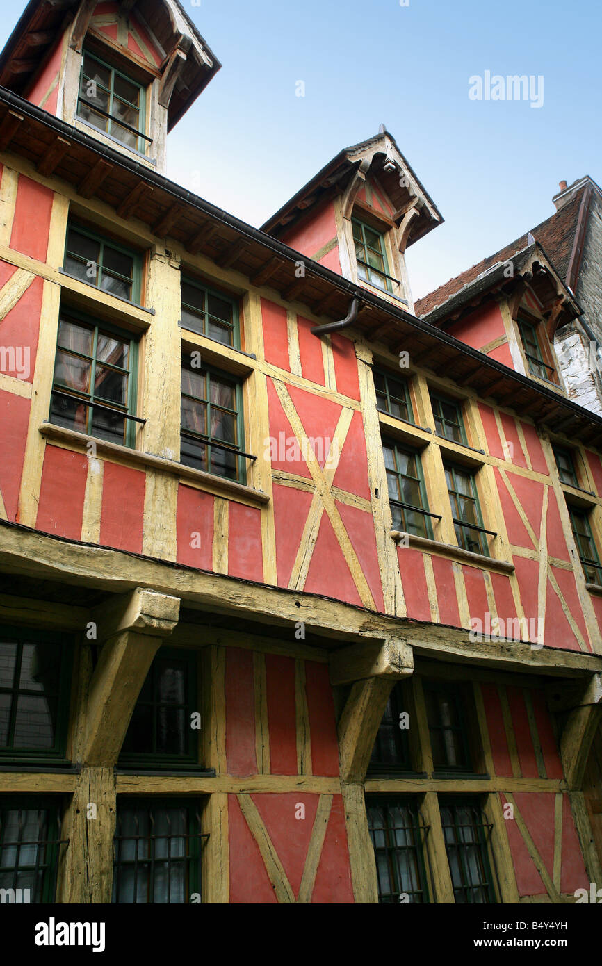 facade of a house with half-timbering Stock Photo - Alamy