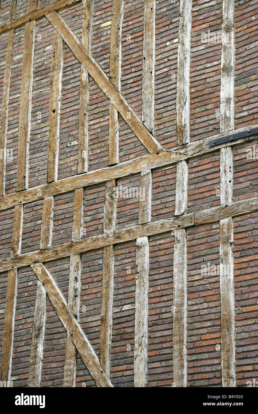 facade of a house with half-timbering Stock Photo - Alamy