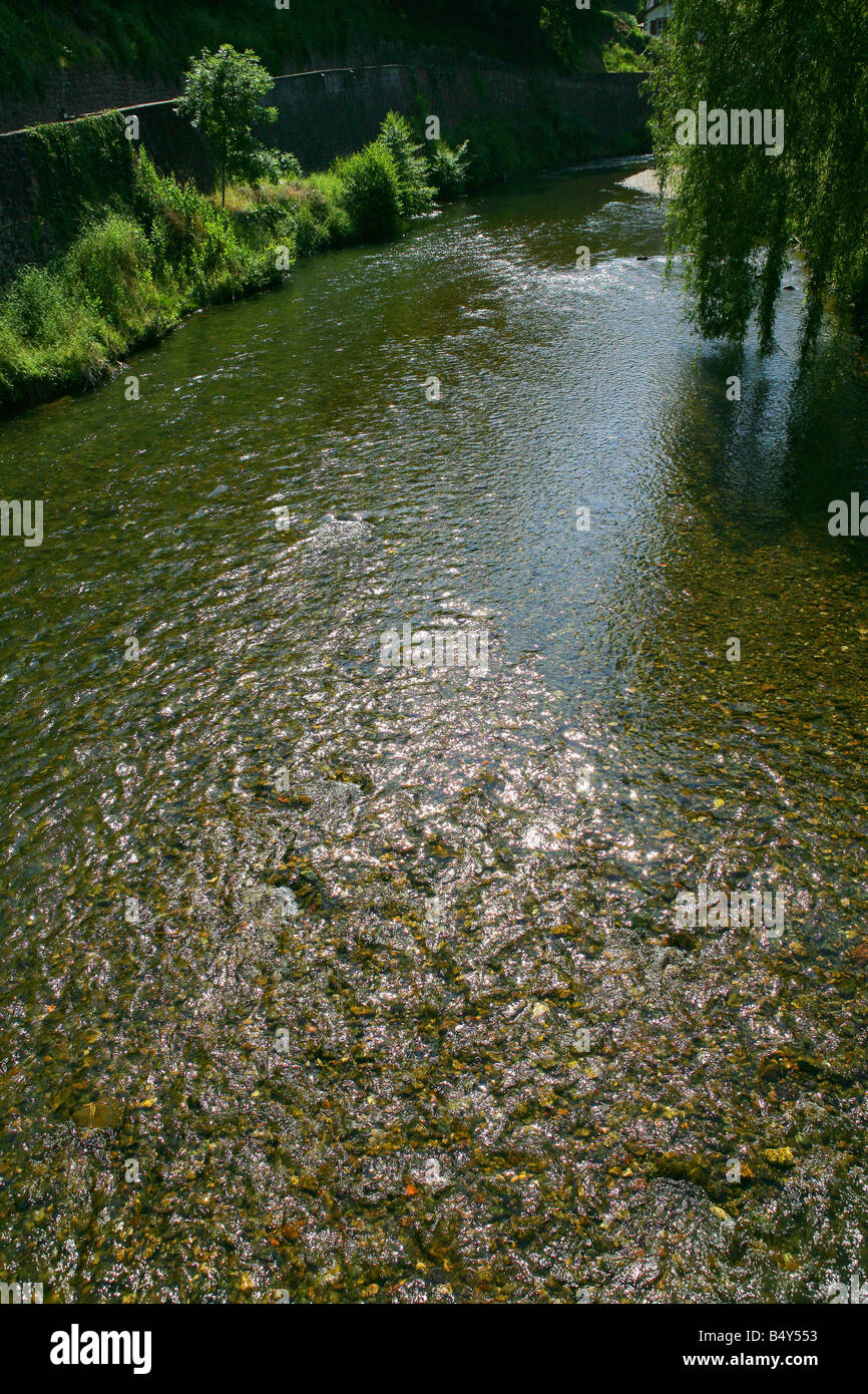 top view of a river Stock Photo - Alamy