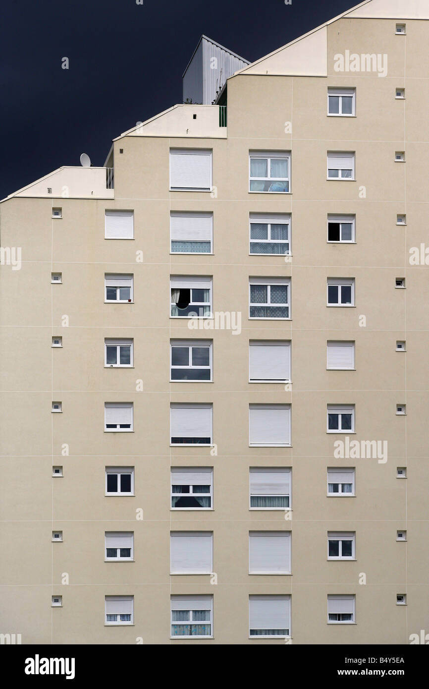 Exterior of an apartment Stock Photo - Alamy