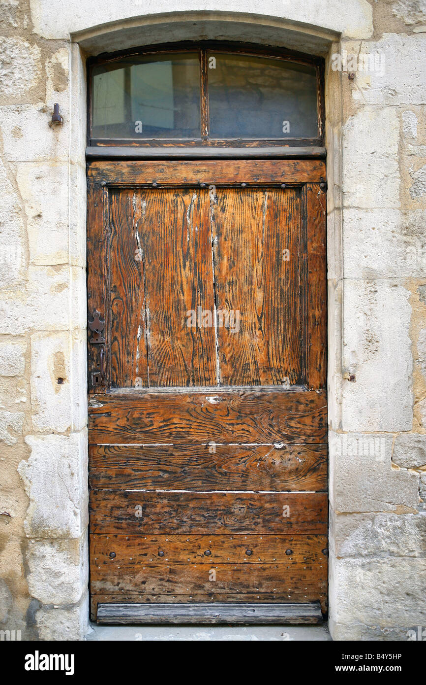 Front door with glass frame, close-up Stock Photo - Alamy
