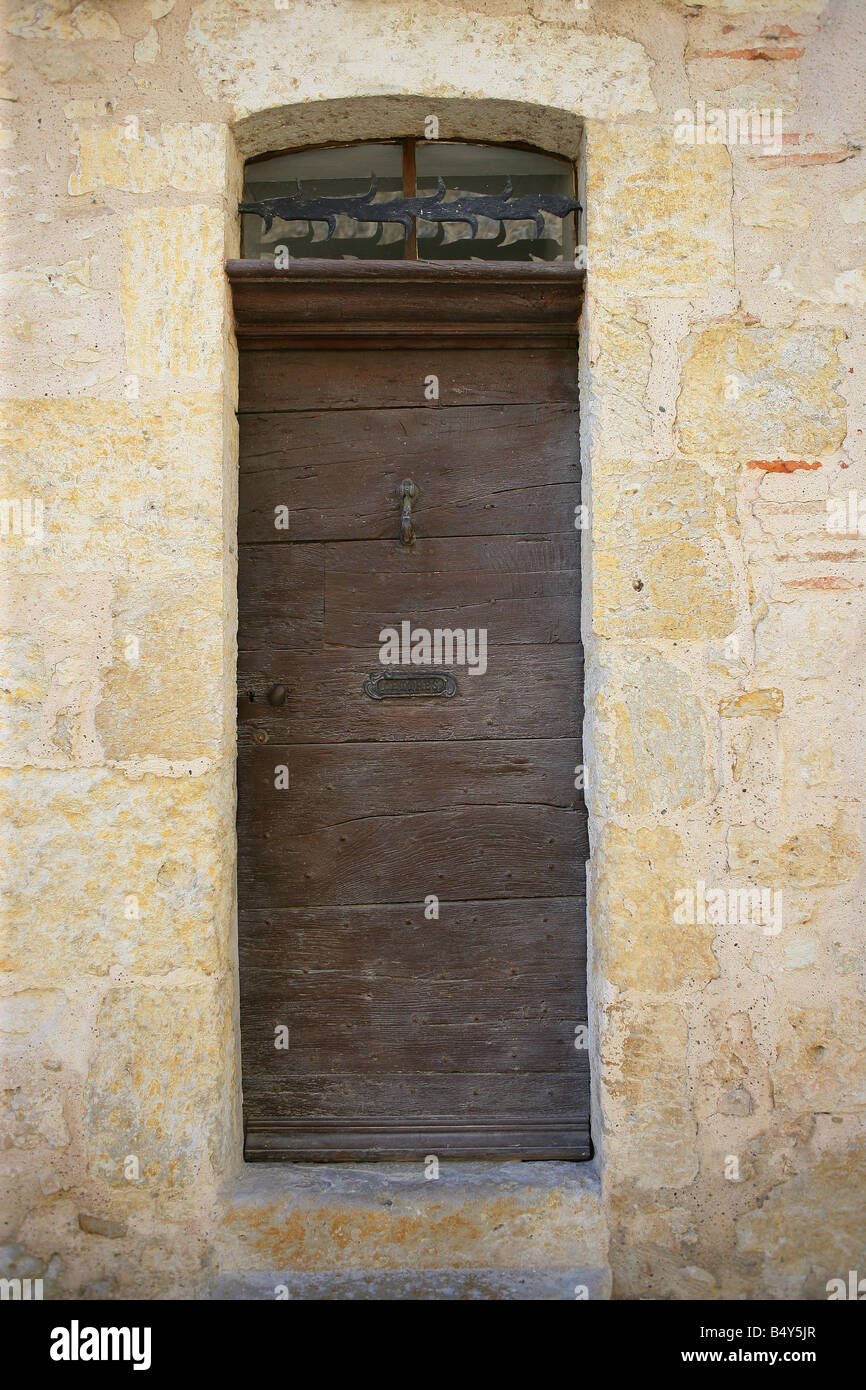 Front door on building exterior Stock Photo - Alamy