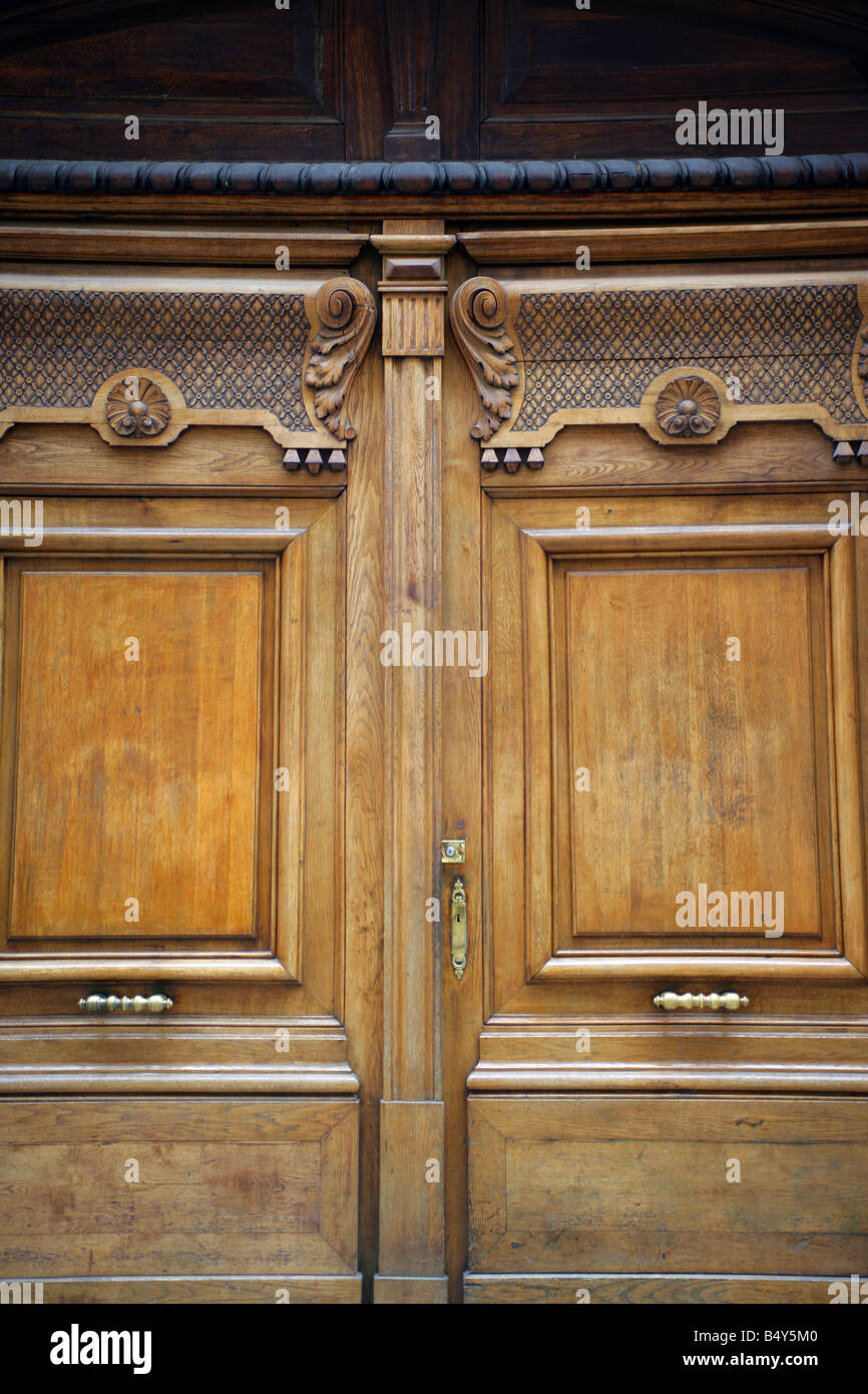 Wooden door, full frame Stock Photo - Alamy