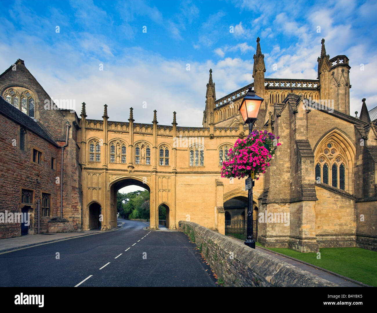 Chain Gate, Wells, Somerset, England, UK Stock Photo - Alamy