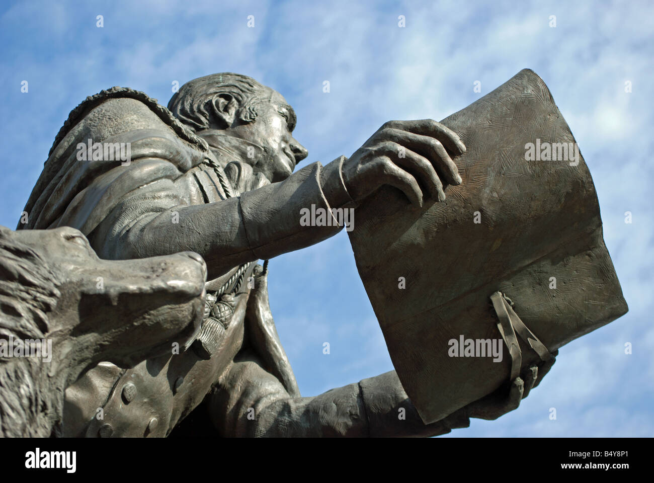 detail of jonathan wylder's statue of sir robert grosvenor, first marquess of westminster ...