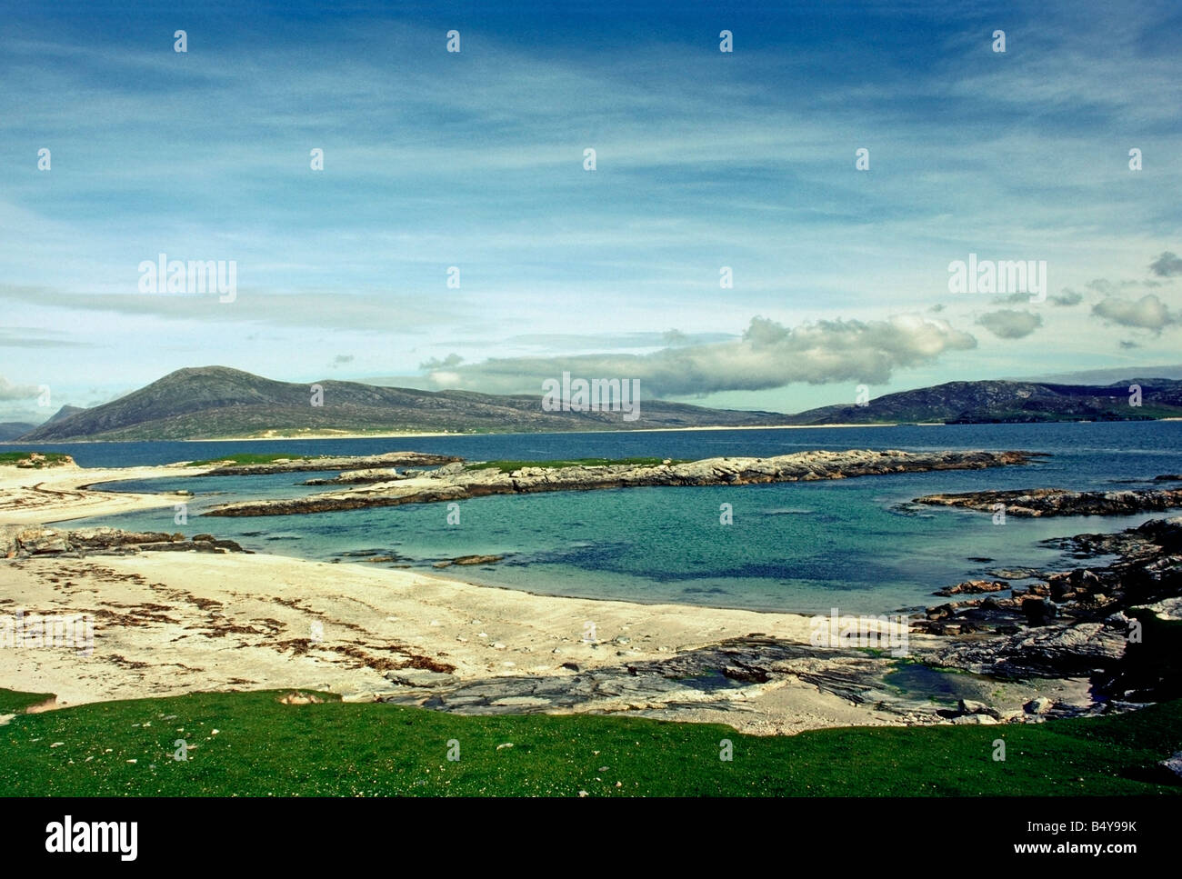 Paible Beach Taransay Isle of Harris and Lewis Outer Hebrides Western ...