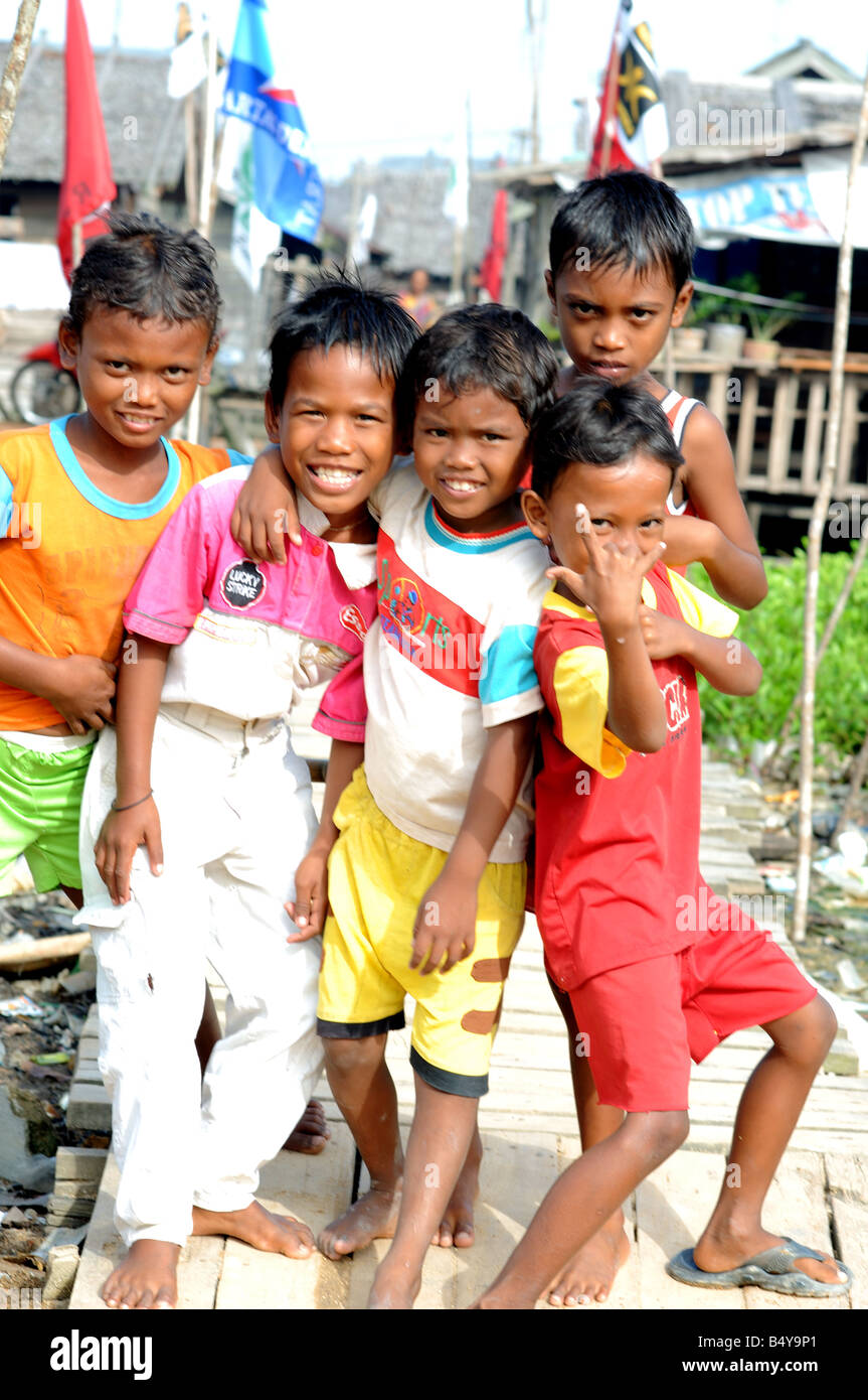 slum scene tanjung batu pulau kundur riau islands indonesia Stock Photo ...