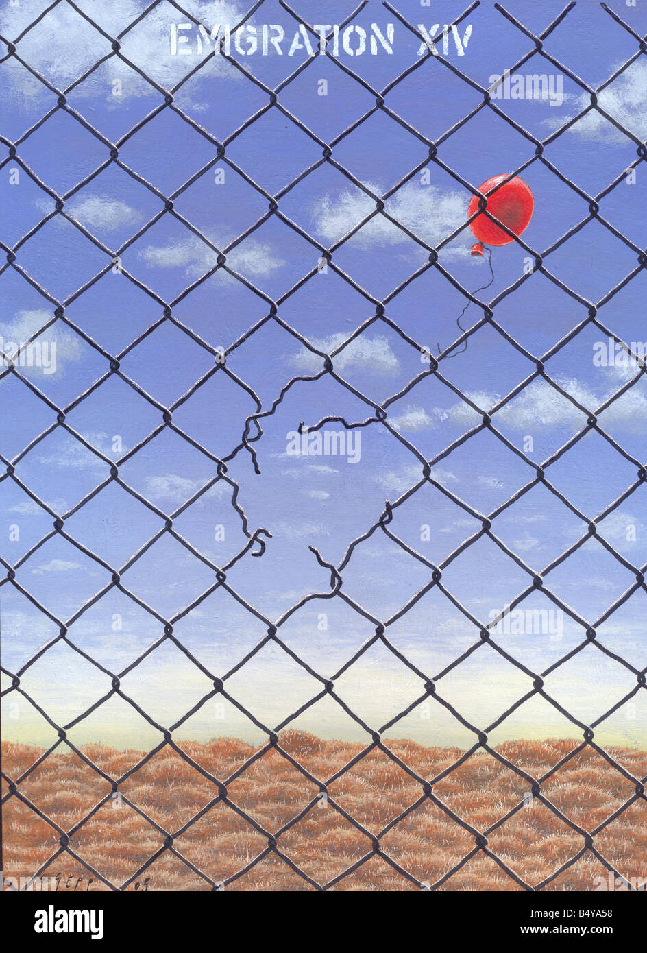 Emigration zeichnung hi-res stock photography and images - Alamy