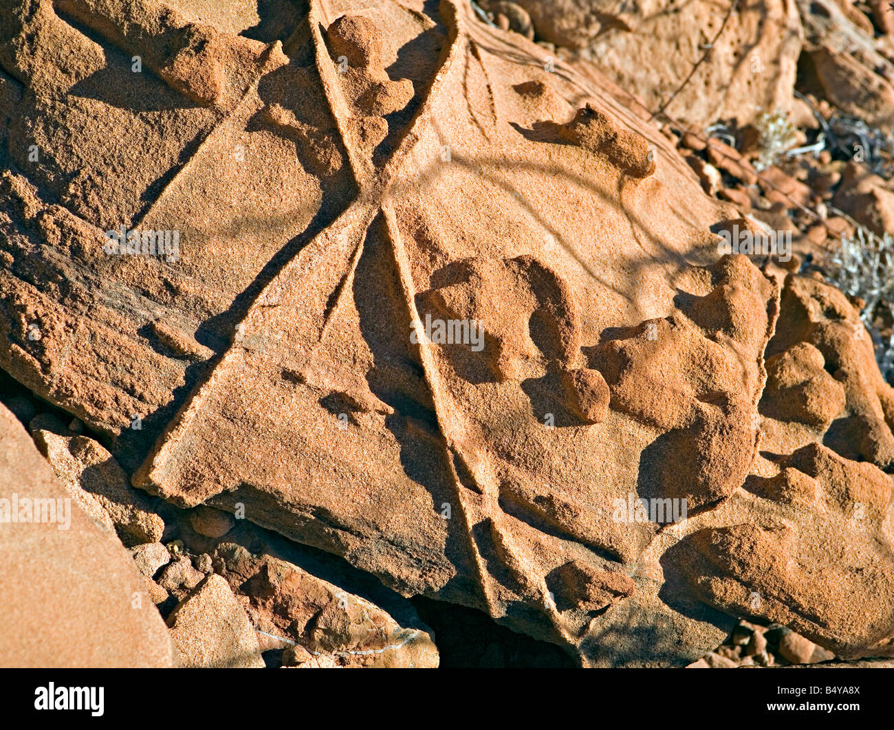 The Burnt Mountain rock patterns in Twyfelfontein Damaraland Namibia ...