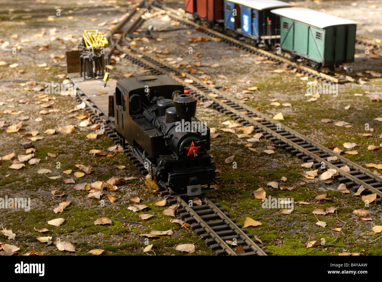 Steam Locomotive tank engine railway model Stock Photo - Alamy