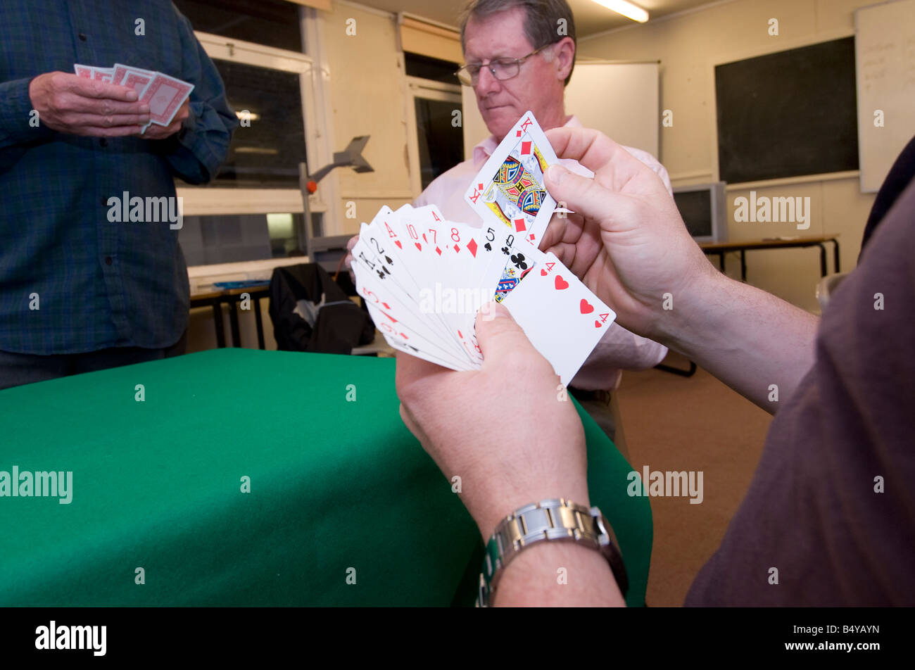 Bridge hand hi-res stock photography and images - Alamy