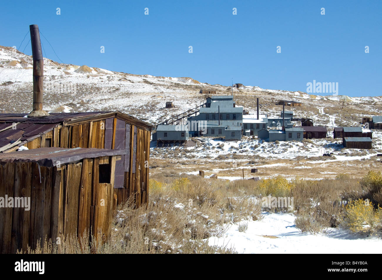 Bodie Ghost Town State Park in California is an old abandoned mining ...