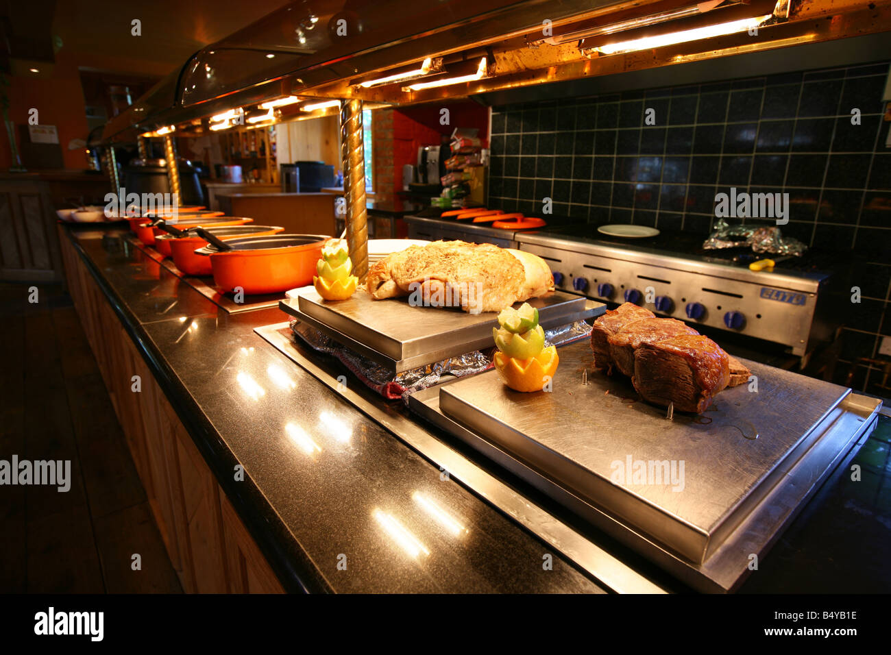 Carvery restaurant plate hi-res stock photography and images - Alamy