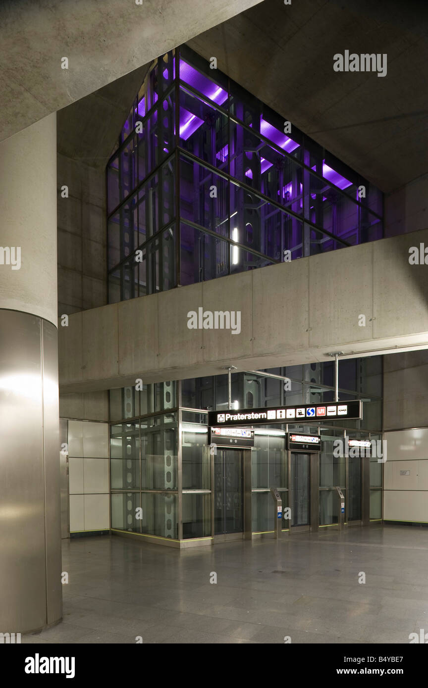 Vienna U2 Underground Station Praterstern Stock Photo - Alamy